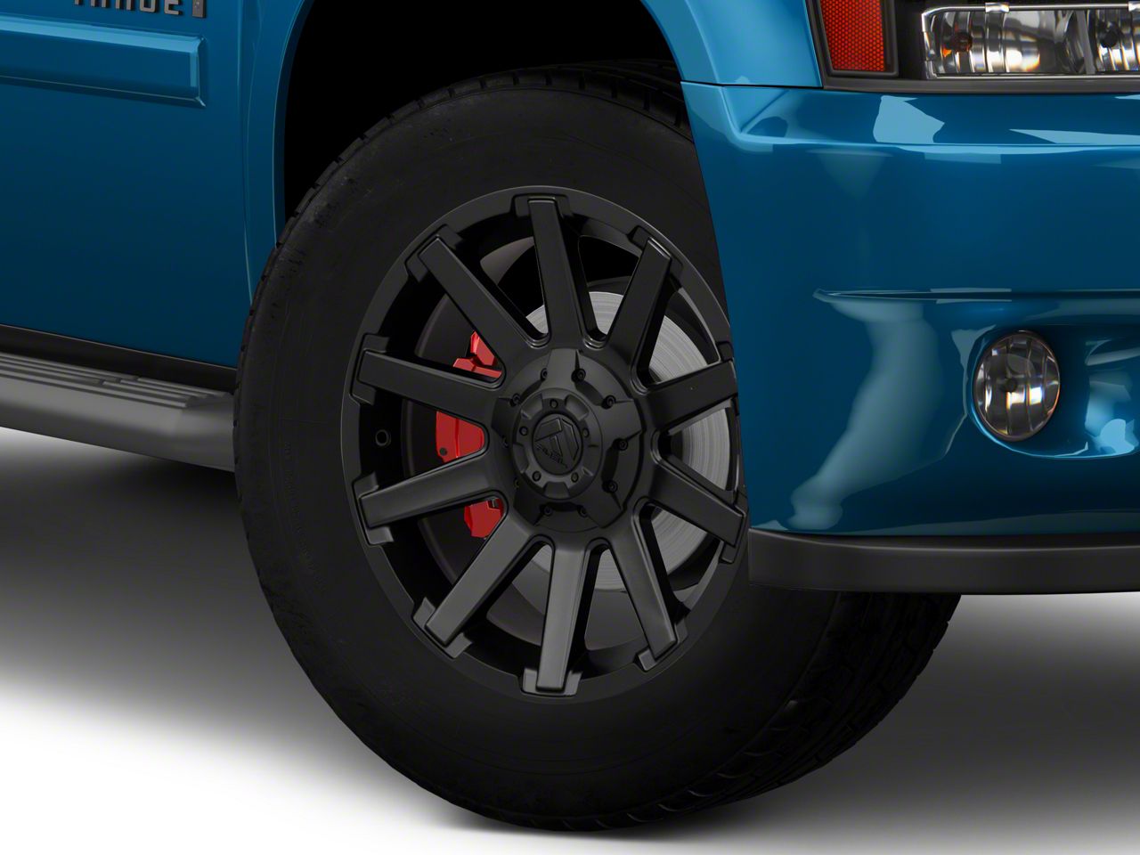 Fuel Wheels Bronco Contra Satin Black 6-Lug Wheel; 20x9; 19mm Offset ...