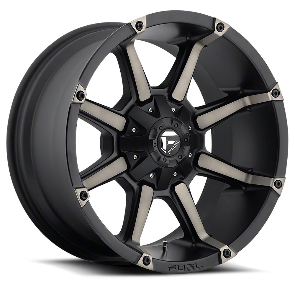 Fuel Wheels Bronco Coupler Matte Black Double Dark Tint 6-Lug Wheel ...