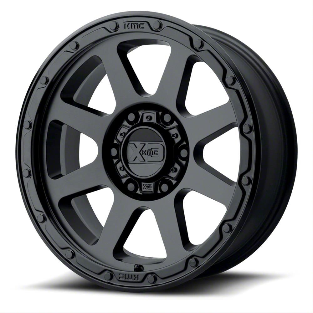 XD Tacoma Addict 2 Matte Black 6-Lug Wheel; 17x8.5; 0mm Offset ...