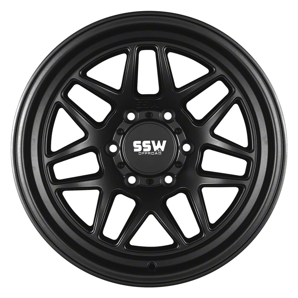 Summit Offroad Wheels Tahoe Sierra Matte Black 6-Lug Wheel; 17x9; -25mm ...