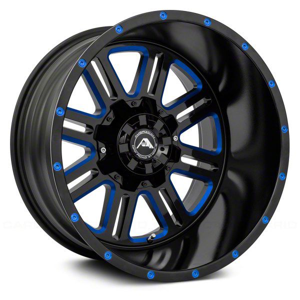 American Off-Road Wheels Toyota 4-Runner A106 Gloss Black Milled with ...