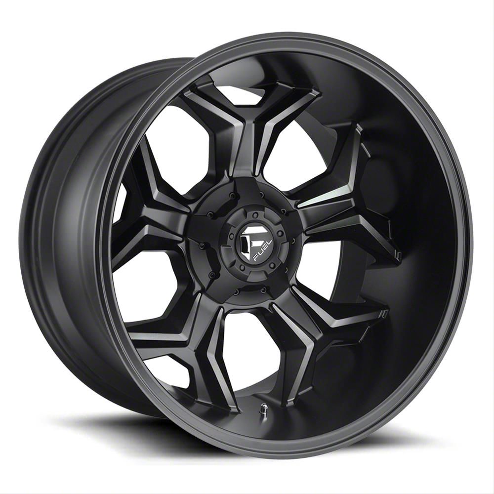 Fuel Wheels Titan Avenger Matte Black Double Dark Tint 6-Lug Wheel ...