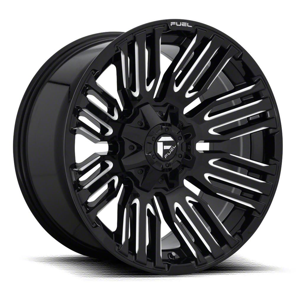 Fuel Wheels Toyota 4-Runner Schism Gloss Black Milled 6-Lug Wheel; 20x9 ...