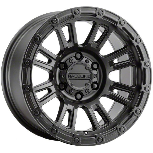 Raceline Toyota 4-Runner Compass Satin Black 6-Lug Wheel; 18x9; 18mm ...