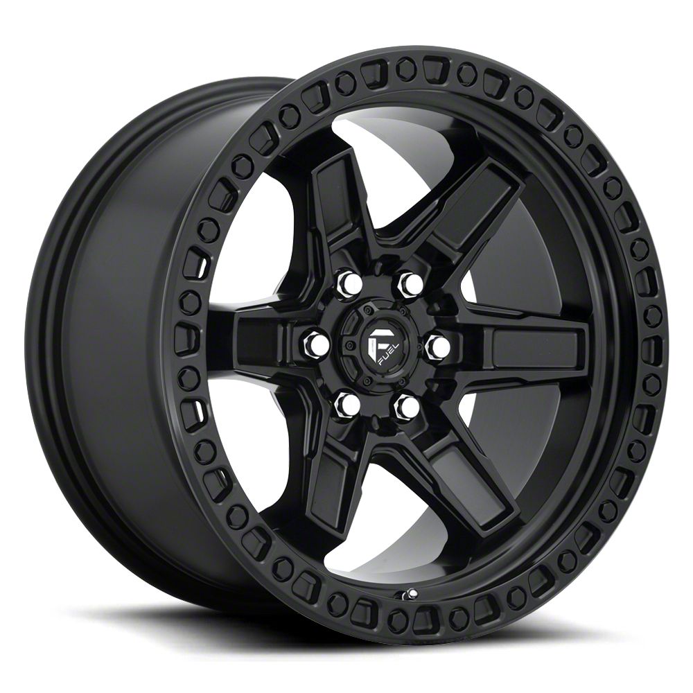 Fuel Wheels Toyota 4-Runner Kicker Matte Black 6-Lug Wheel; 20x10 ...