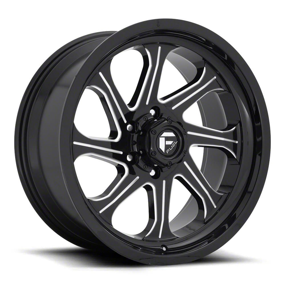 Fuel Wheels Tundra Seeker Gloss Black Milled 6-Lug Wheel; 20x10; -18mm ...