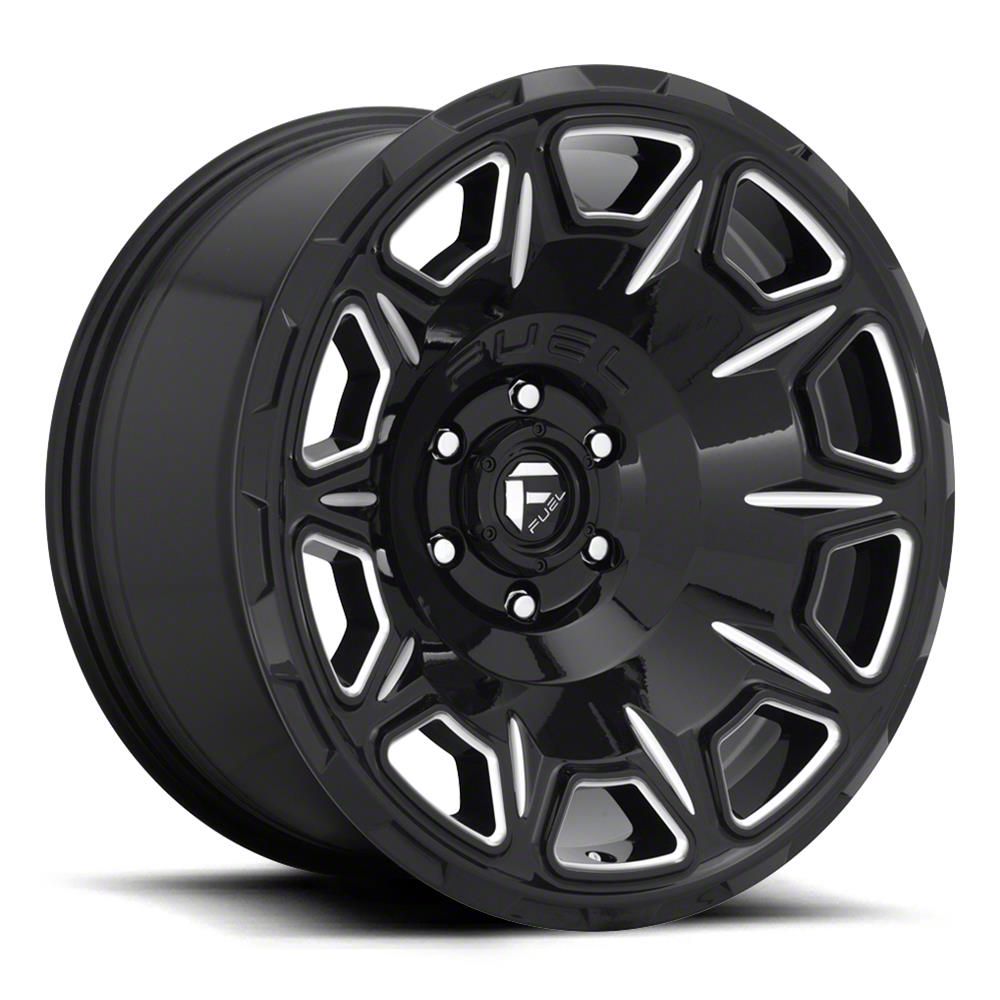 Fuel Wheels Toyota 4-Runner Vengeance Gloss Black Milled 6-Lug Wheel ...