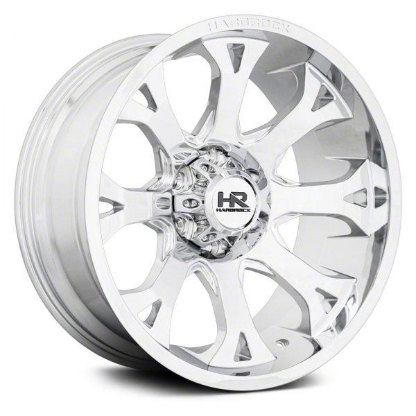 Hardrock Offroad Bronco Bloodshot Xposed Chrome 6-Lug Wheel; 26x14 ...