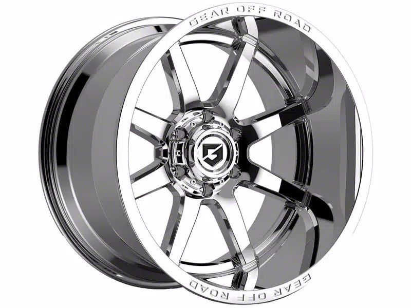 Gear Off-Road Titan XD Pivot Chrome 6-Lug Wheel; 18x9; 18mm Offset 762C ...