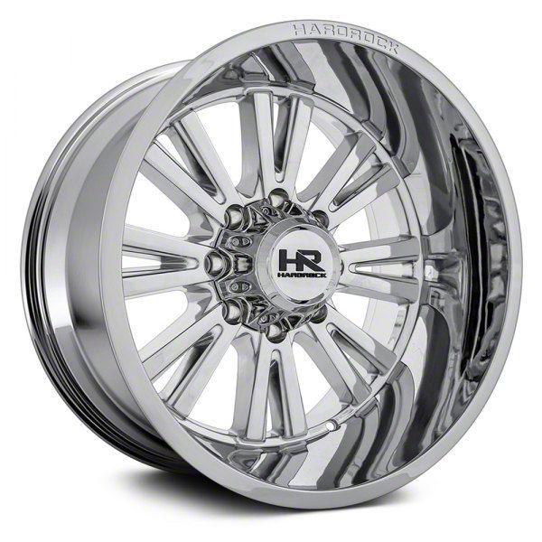 Hardrock Offroad Bronco Spine Xposed Chrome 6-Lug Wheel; 24x12; -44mm ...