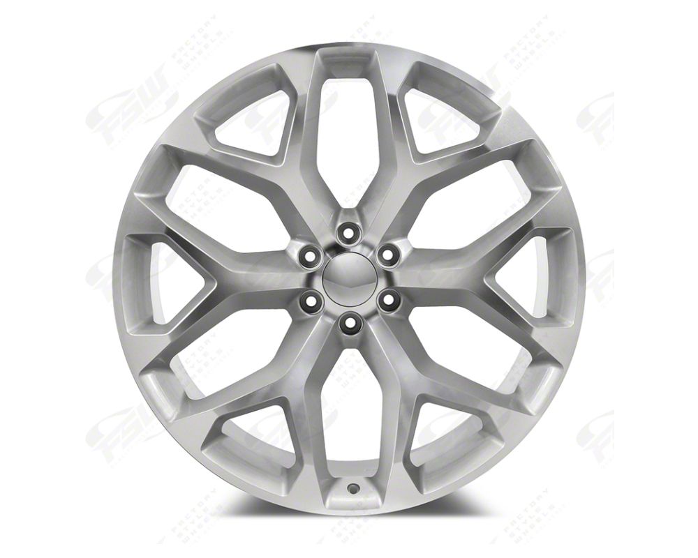 Factory Style Wheels Tahoe Snowflake Style Silver Machined 6-Lug Wheel ...
