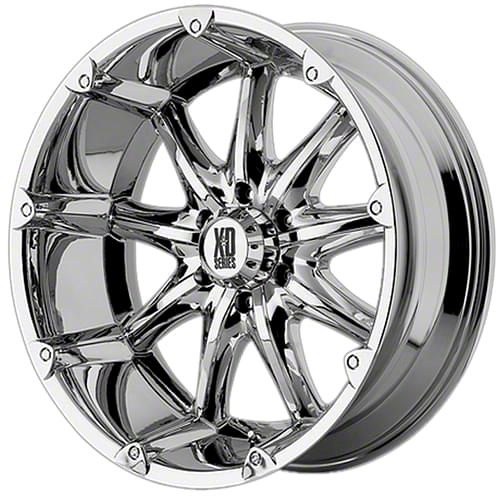 XD Titan Badlands Chrome 6-Lug Wheel; 20x9; 18mm Offset XD77929068218 ...