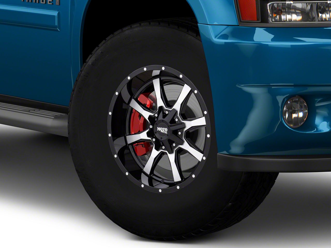 Moto Metal Toyota 4-Runner MO970 Gloss Black Machined 6-Lug Wheel; 17x9 ...