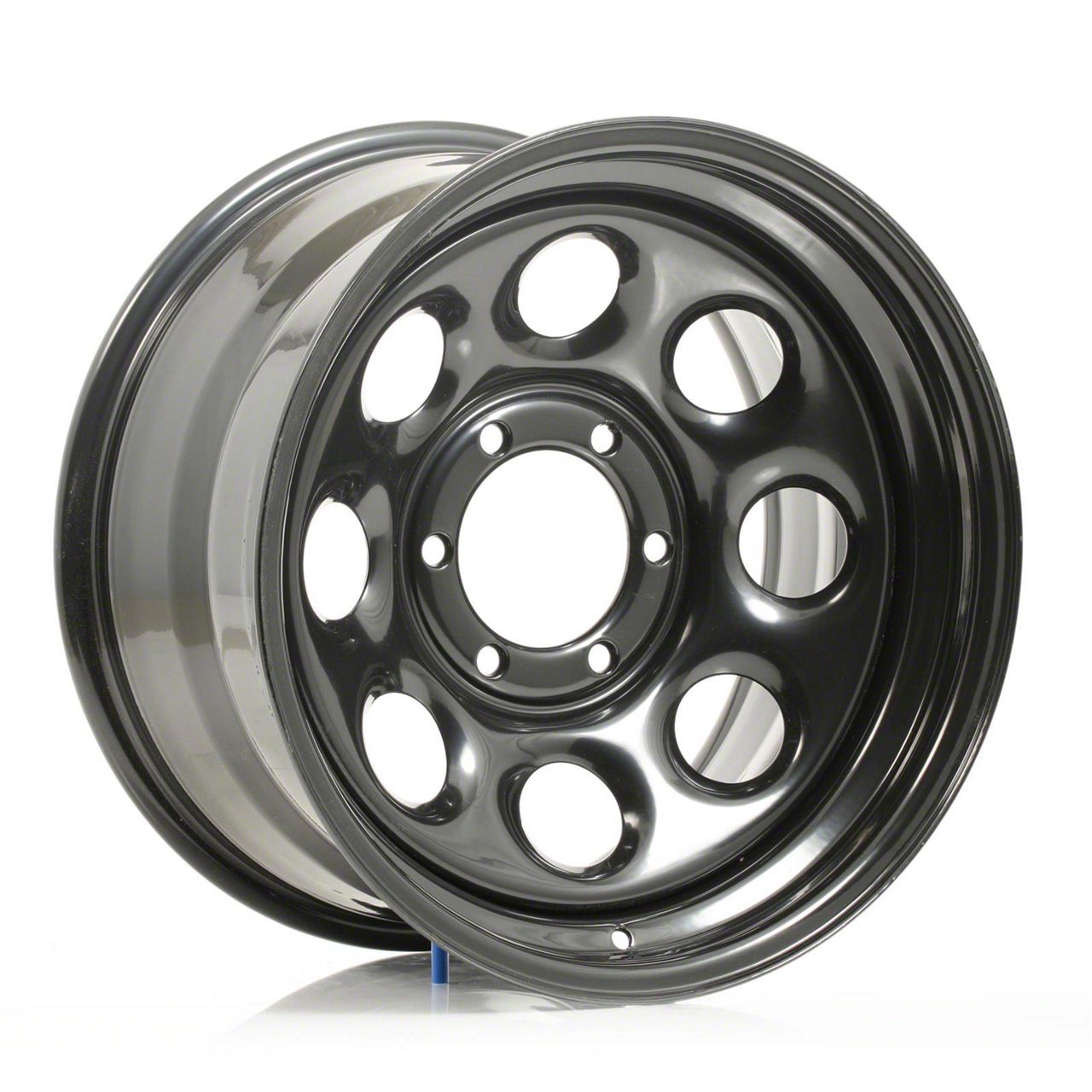 Cragar Sierra 1500 Soft 8 Steel Gloss Black 6-Lug Wheel; 17x9; 0mm ...