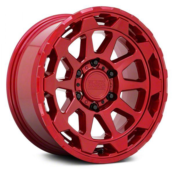 Black Rhino Toyota 4-Runner Rotor Candy Red 6-Lug Wheel; 17x8.5; 12mm ...