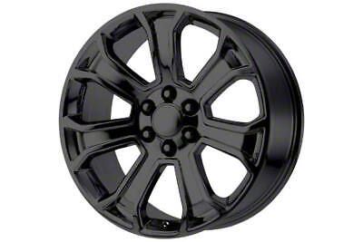 Performance Replicas Sierra 1500 PR166 Gloss Black 6-Lug Wheel; 22x9 ...
