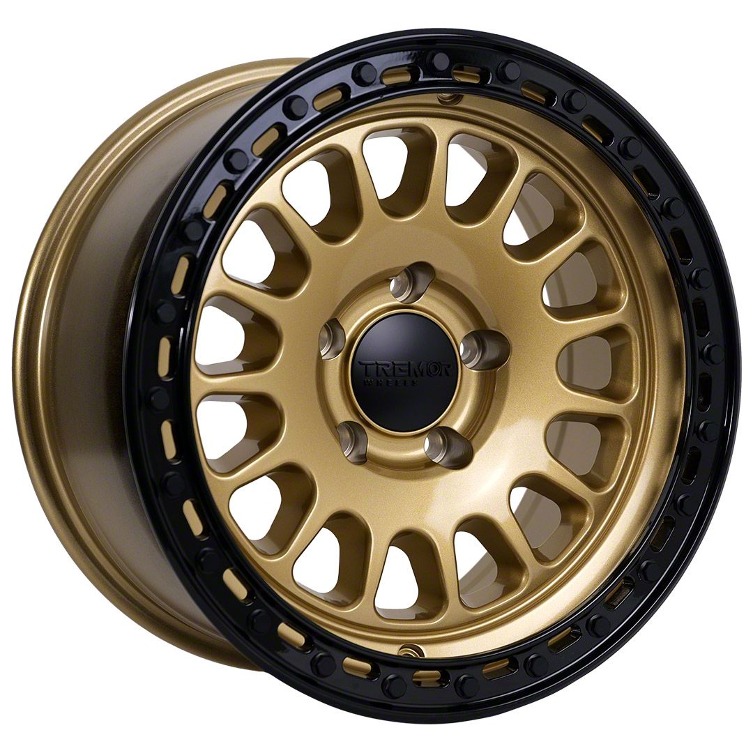 Tremor Wheels Toyota 4-Runner 104 Aftershock Gloss Gold with Gloss ...