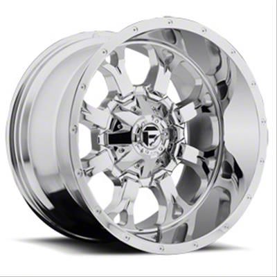 Fuel Wheels Titan Krank Chrome 6-Lug Wheel; 20x12; -44mm Offset ...