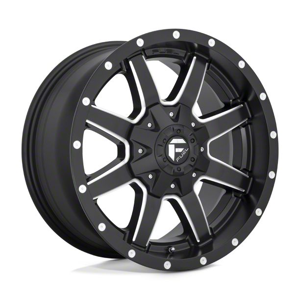 Fuel Wheels Tundra Maverick Matte Black Milled 6-Lug Wheel; 22x10; 10mm ...