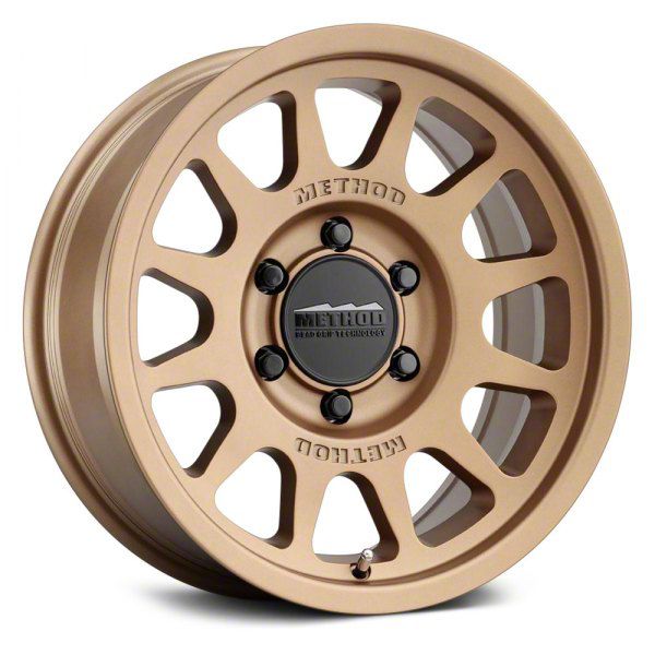 Method Race Wheels Bronco MR703 Bead Grip Bronze 6-Lug Wheel; 17x8.5 ...