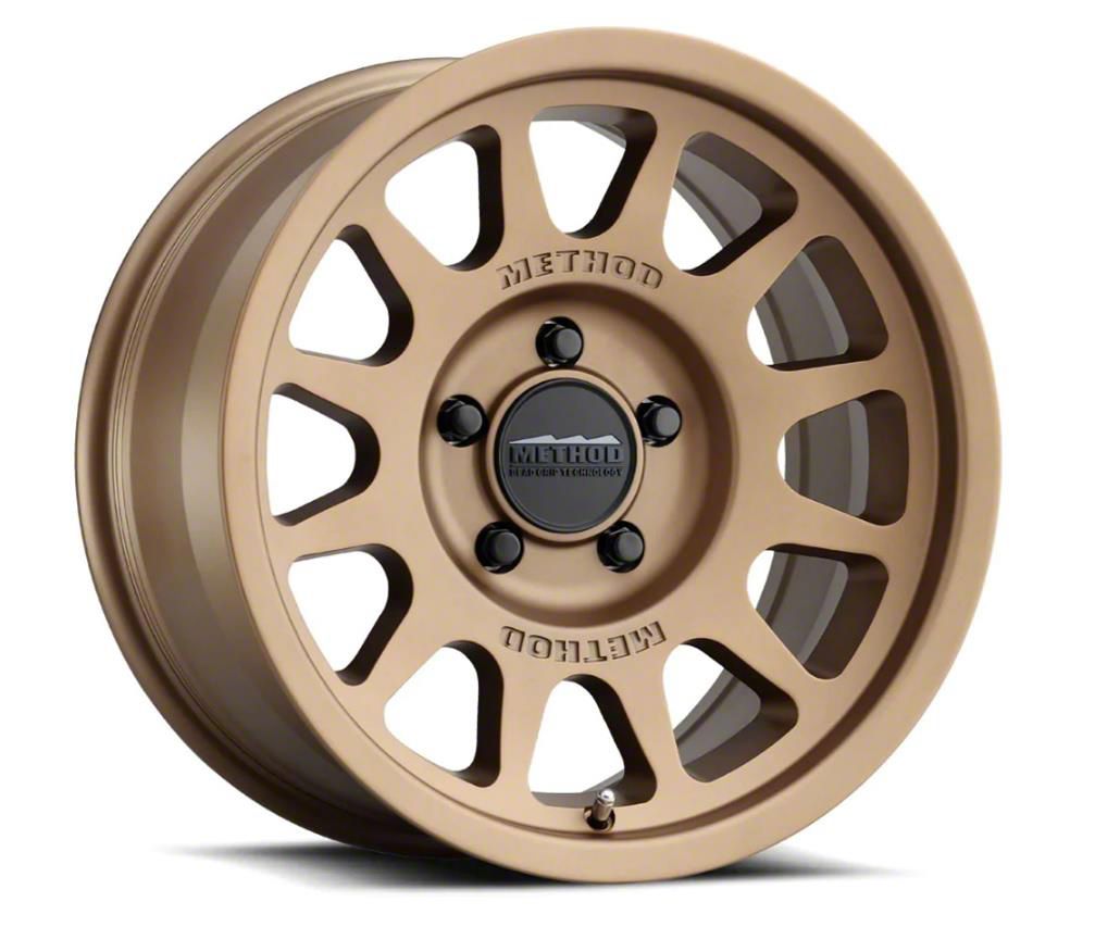Method Race Wheels Bronco MR703 Bead Grip Bronze 6-Lug Wheel; 17x9 ...