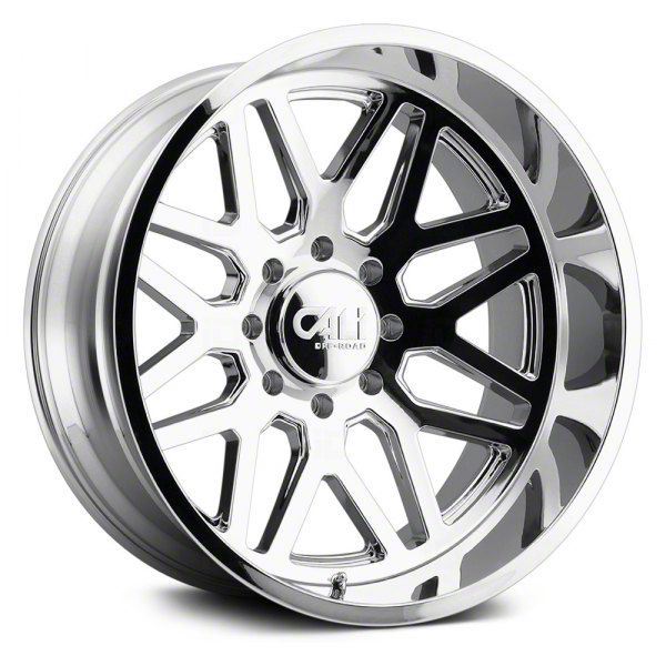 Cali Off-Road Titan Invader Chrome 6-Lug Wheel; 22x12; -51mm Offset ...