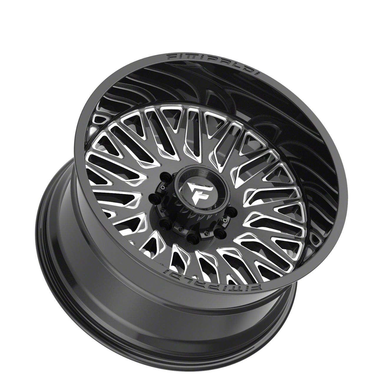 Fittipaldi Offroad Bronco FA07 Gloss Black Milled 6-Lug Wheel; 26x12 ...