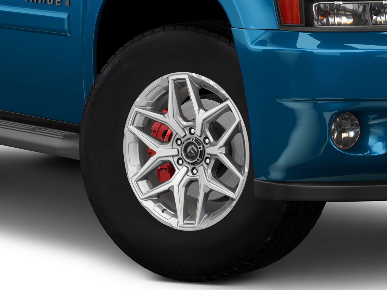 Fuel Wheels Titan XD Flux Platinum 6-Lug Wheel; 18x9; 30mm Offset ...
