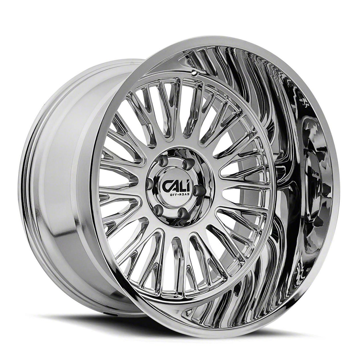 Cali Off-Road Titan Vertex Chrome 6-Lug Wheel; 20x10; -25mm Offset 9116 ...