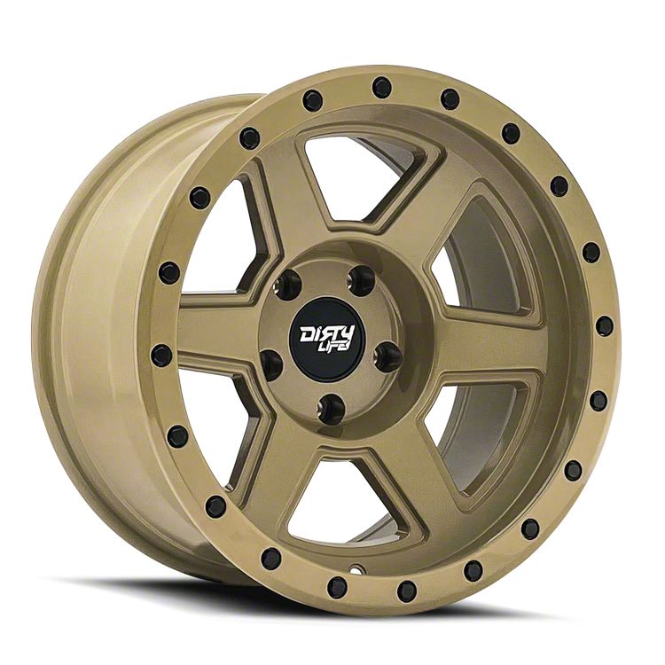 Dirty Life Toyota 4-Runner Compound Desert Sand 6-Lug Wheel; 22x11 ...