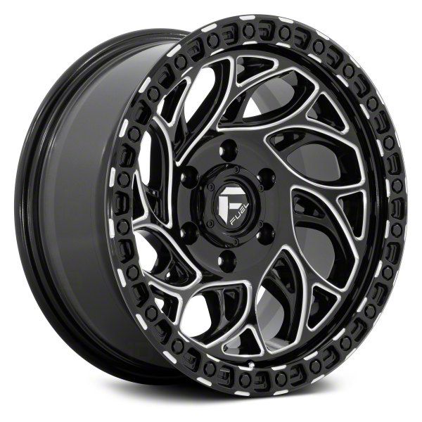 Fuel Wheels Titan Runner OR Gloss Black Milled 6-Lug Wheel; 18x9; 1mm ...