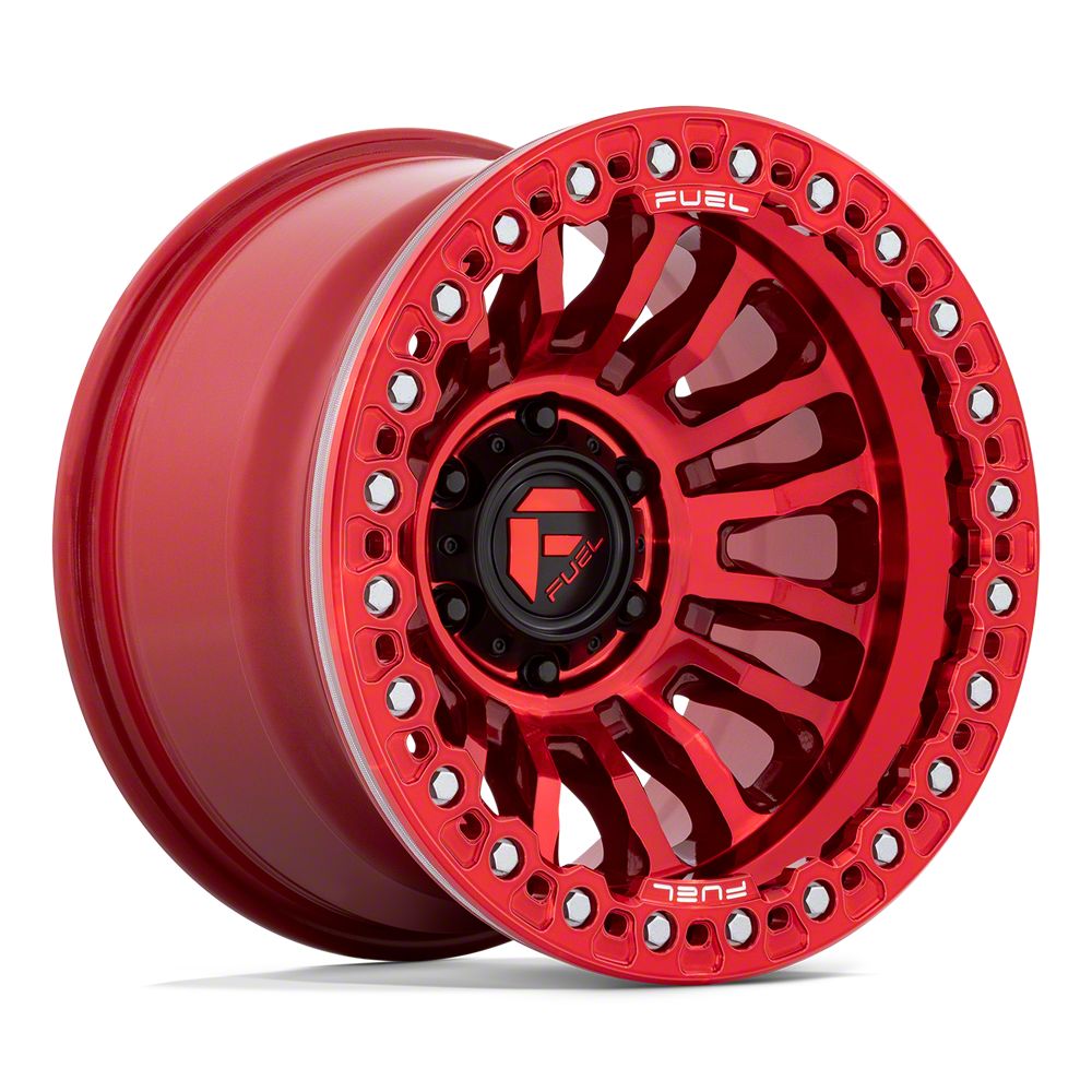 Fuel Wheels Toyota 4-Runner Rincon Beadlock Candy Red 6-Lug Wheel; 17x9 ...