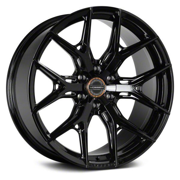 Vossen Toyota 4-Runner HF6-4 Gloss Black 6-Lug Wheel; 20x10; -18mm ...