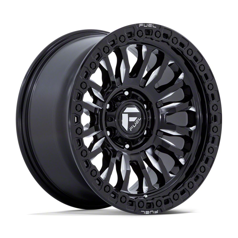 Fuel Wheels Tundra Rincon Gloss Black Milled 6-Lug Wheel; 18x9; -12mm ...