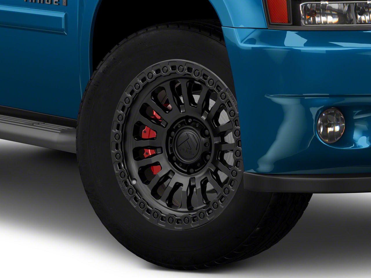 Fuel Wheels Toyota 4-Runner Rincon Matte Black with Gloss Black Lip 6 ...