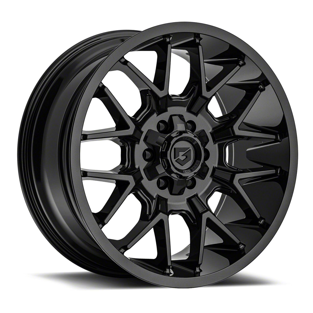 Gear Off-Road Tundra 768 Gloss Black 6-Lug Wheel; 20x9; 18mm Offset ...