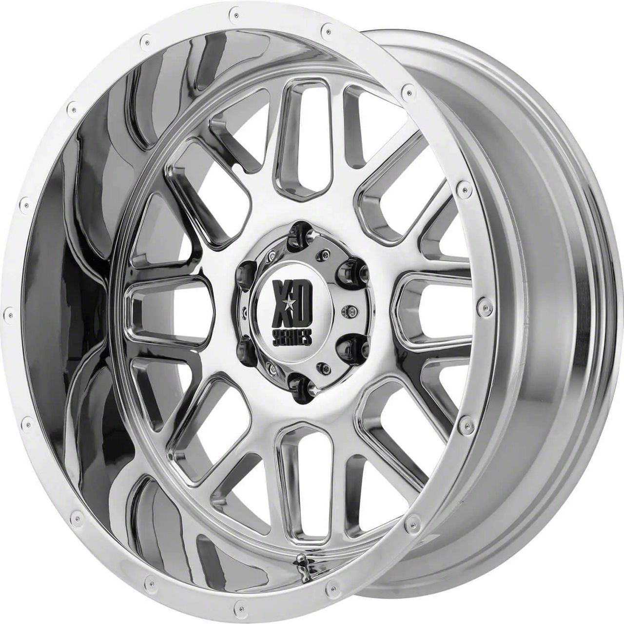 XD Tacoma Grenade Chrome 6-Lug Wheel; 18x9; -12mm Offset XD82089068212N ...