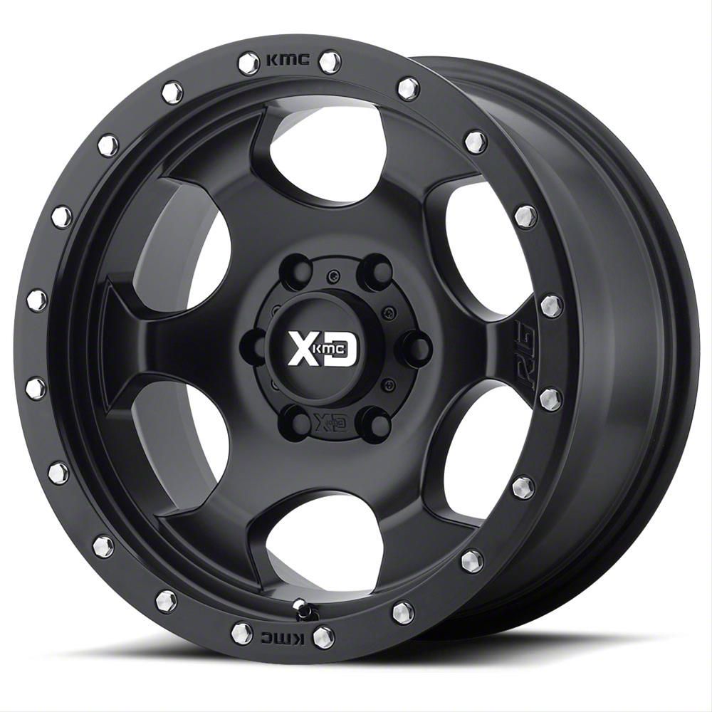 XD Toyota 4-Runner RG1 Satin Black with Reinforcing Ring 6-Lug Wheel ...