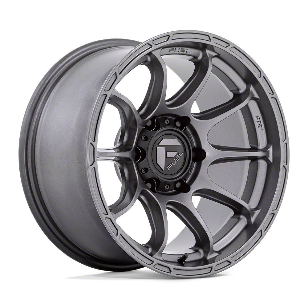 Fuel Wheels Toyota 4-Runner Variant Matte Gunmetal 6-Lug Wheel; 17x9 ...
