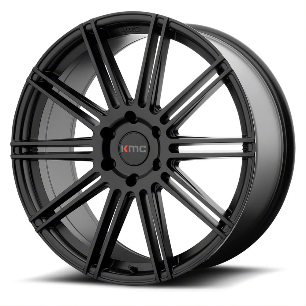KMC Bronco Channel Satin Black 6-Lug Wheel; 20x9; 30mm Offset ...