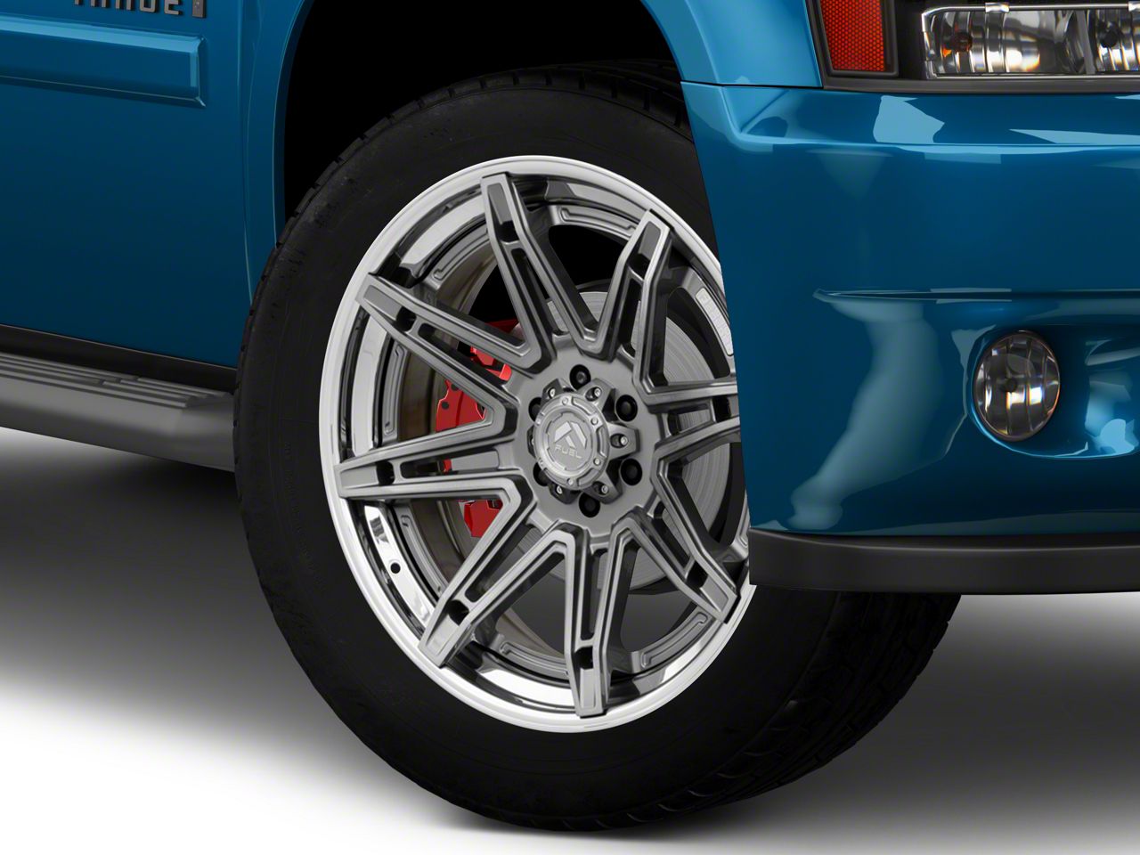 Fuel Wheels Tacoma Fusion Forged Brawl Platinum with Chrome Lip 6-Lug ...