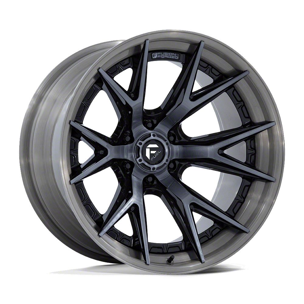 Fuel Wheels Tundra Fusion Forged Catalyst Gloss Black Brushed Dark ...