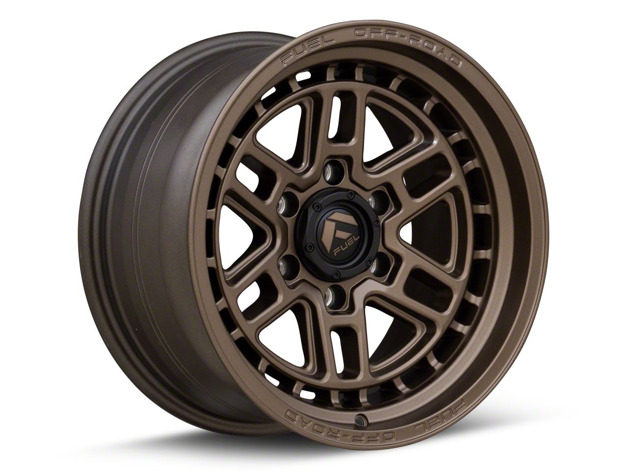 Fuel Wheels Bronco Nitro Matte Bronze 6-Lug Wheel; 20x9; 1mm Offset ...