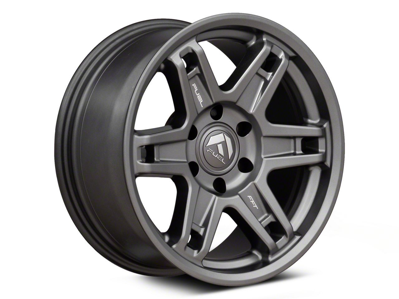 Fuel Wheels Tundra Slayer Matte Gunmetal 6-Lug Wheel; 20x9; 1mm Offset ...