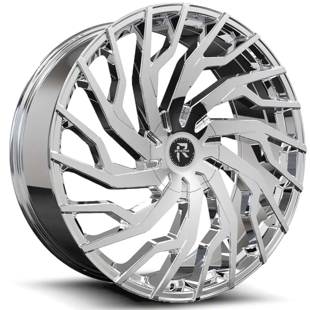 Revenge Luxury Wheels Titan RL-101 Chrome 6-Lug Wheel; 24x9; 25mm ...