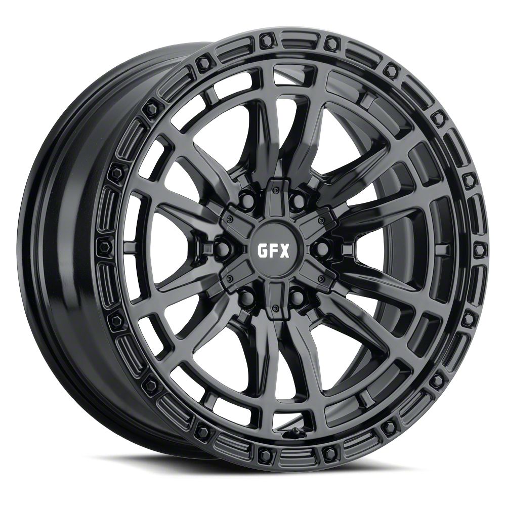 G-FX Toyota 4-Runner TR-24 Matte Black 6-Lug Wheel; 20x9; 12mm Offset ...