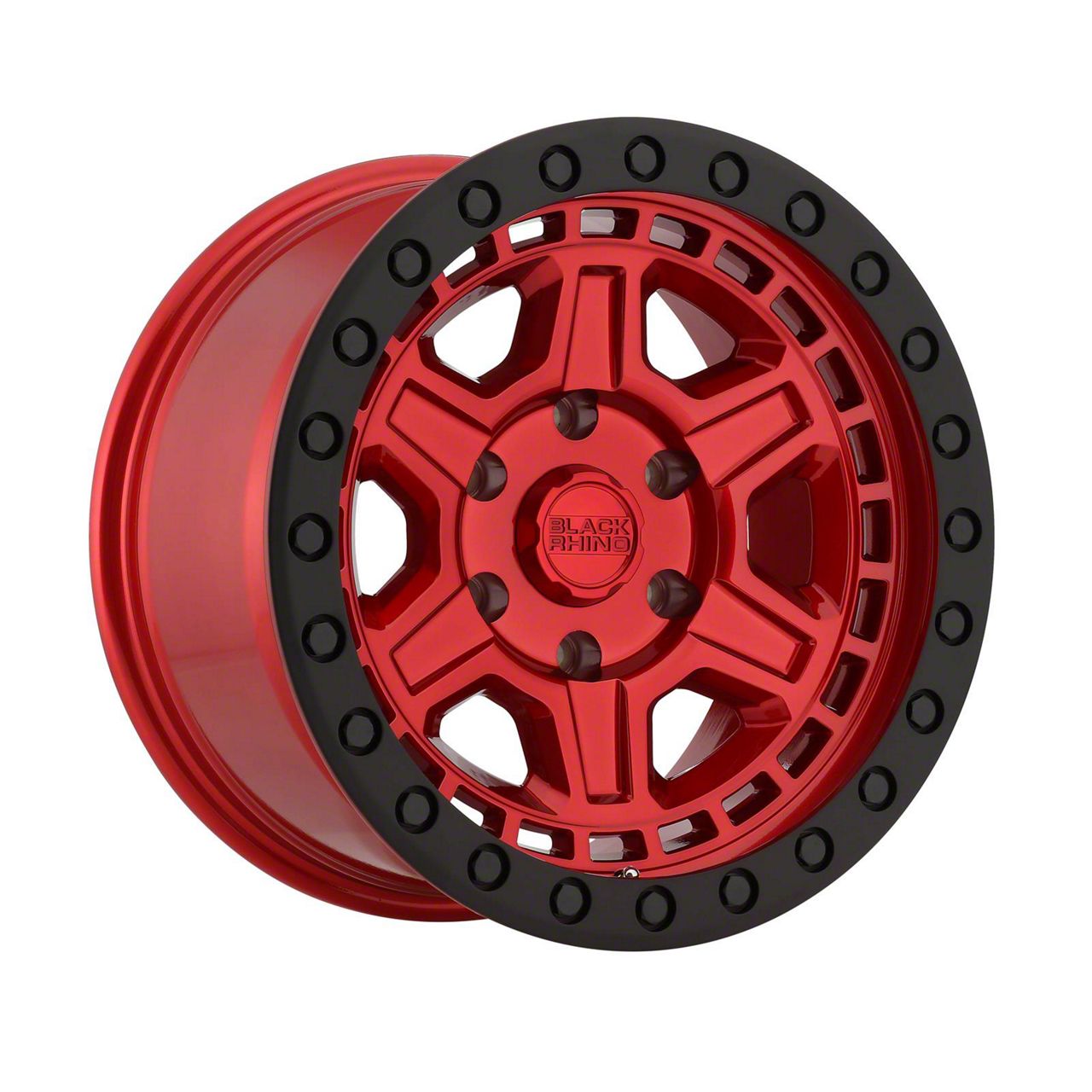 Black Rhino Toyota 4-Runner Reno Candy Red with Black Bolts 6-Lug Wheel ...
