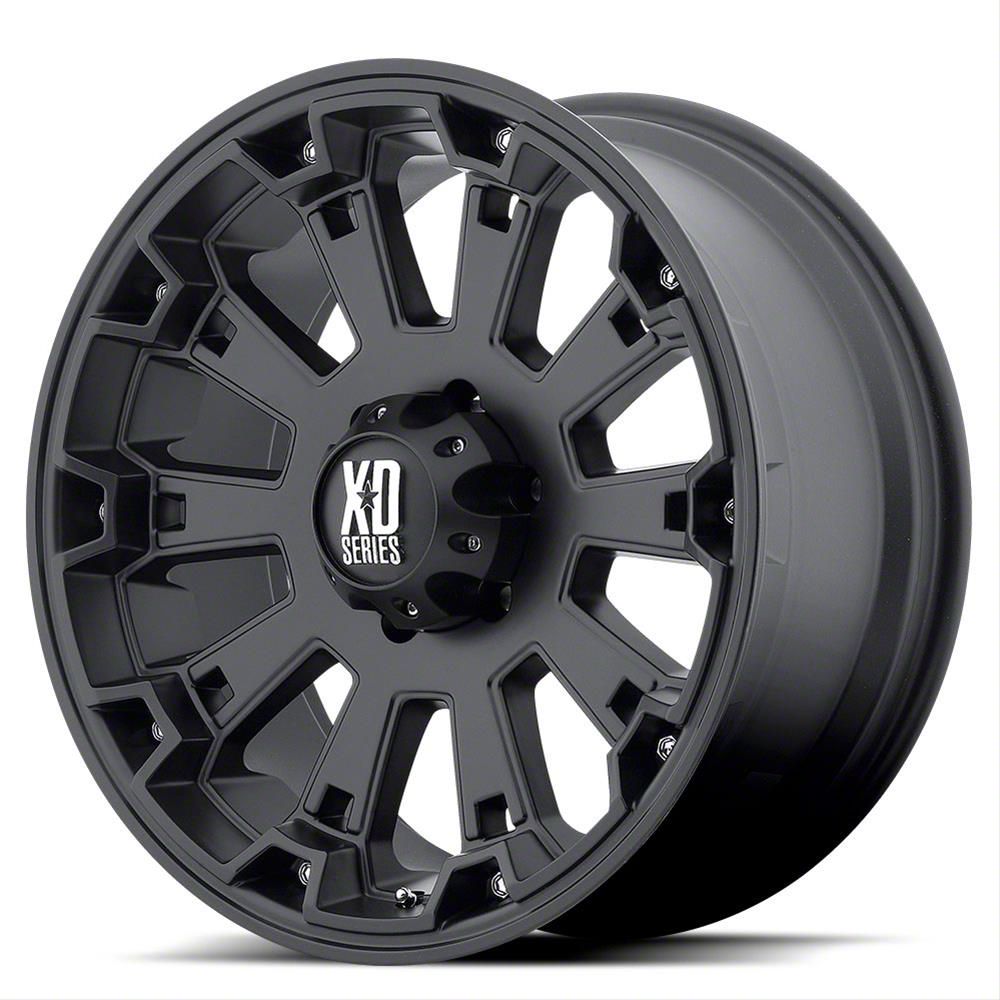 XD Tacoma Misfit Matte Black 6-Lug Wheel; 18x9; 0mm Offset ...