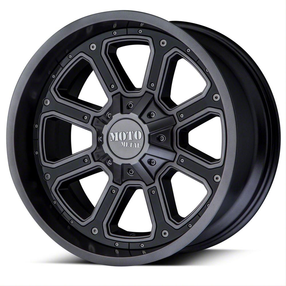 Moto Metal Toyota 4-Runner Shift Matte Gray with Gloss Black Inserts 6 ...