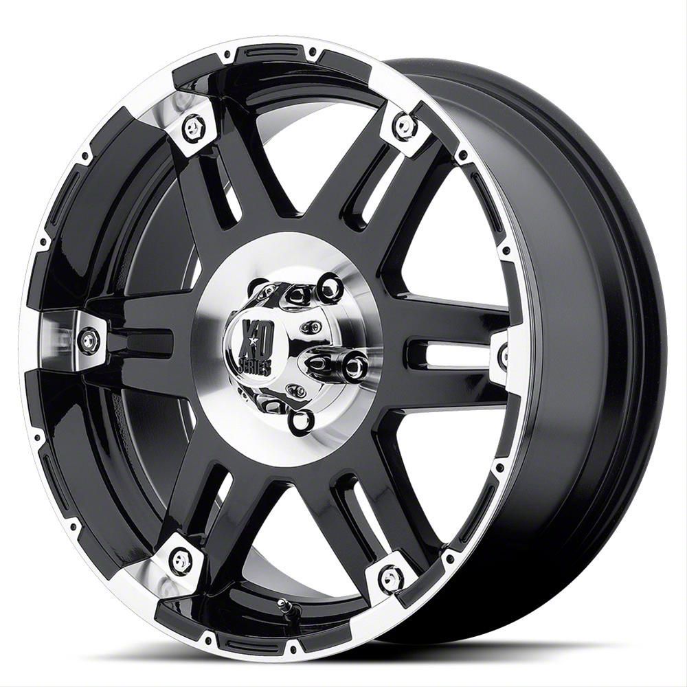 XD Titan Spy Gloss Black Machined 6-Lug Wheel; 18x8.5; 18mm Offset ...